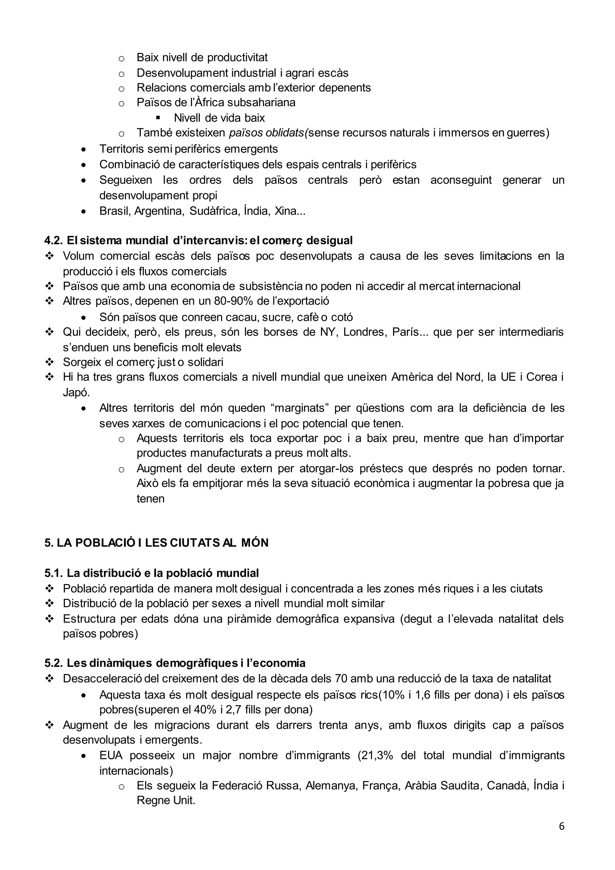 Unitat 13 geografia 2n Batx (Vicens Vives) | DOCX