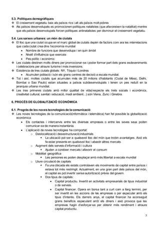 Unitat 13 geografia 2n Batx (Vicens Vives) | PDF