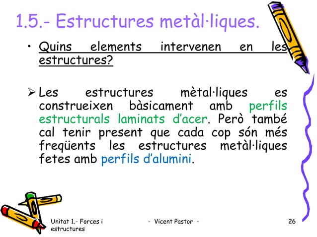 Forces i estructures | PPTX