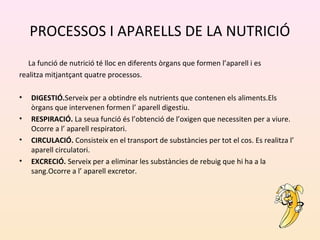 Unitat 1 la nutrició | PPT