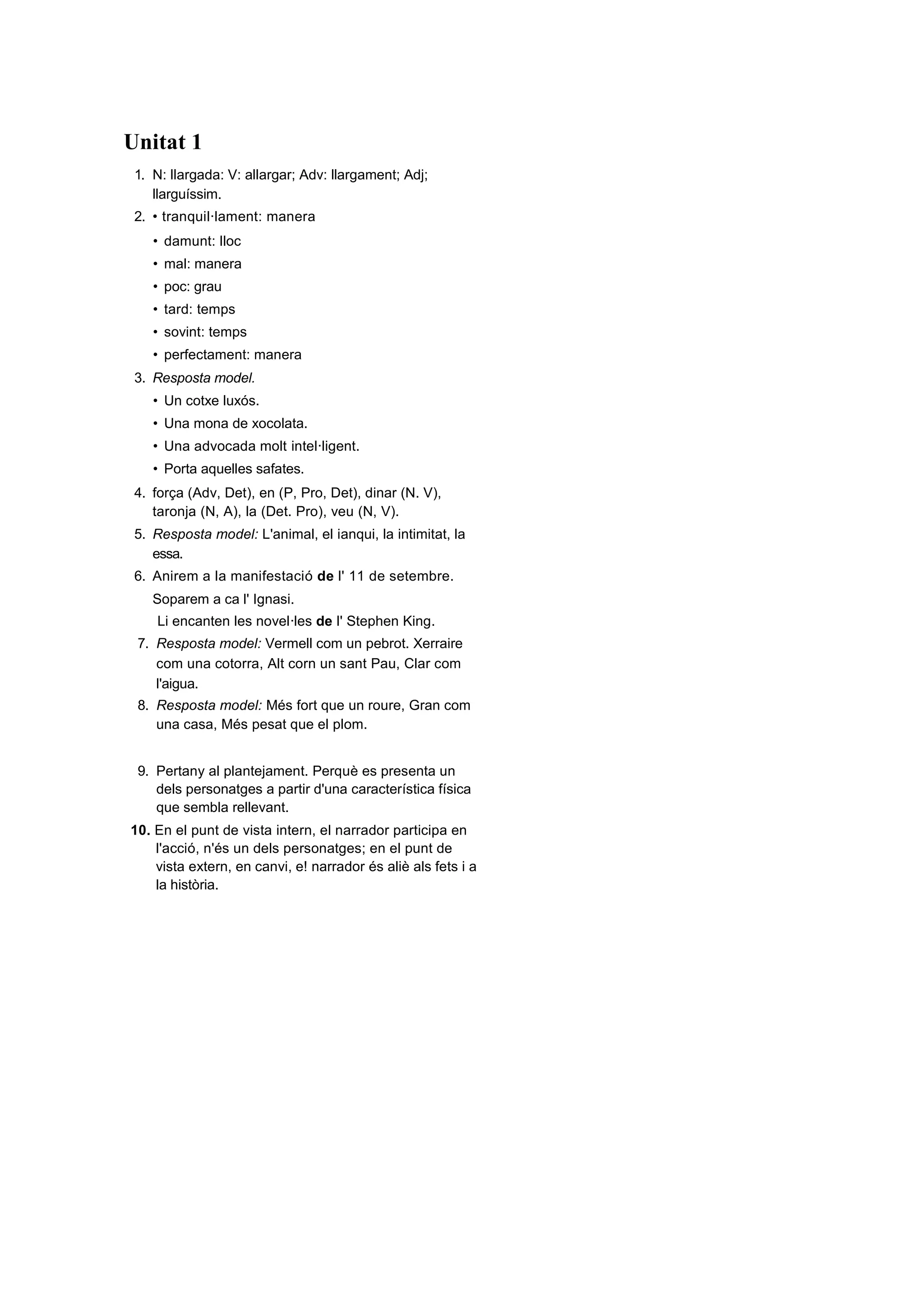 Unitat 1 Solucions | PDF
