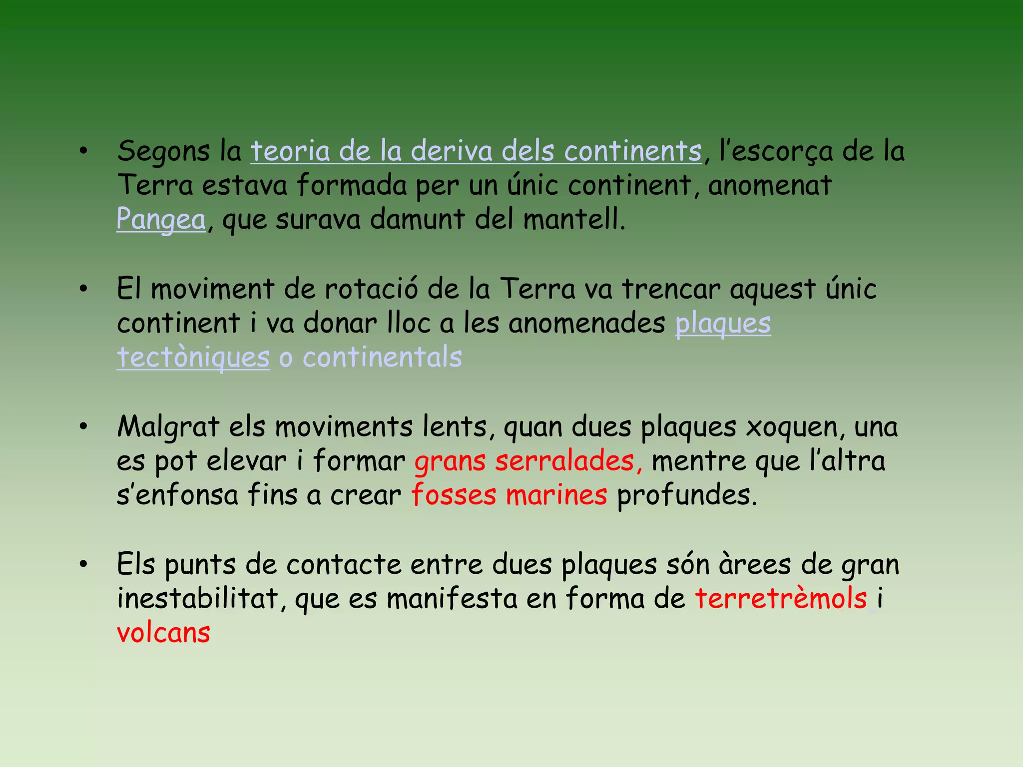 Unitat2. Les formes de la TErra | PPT