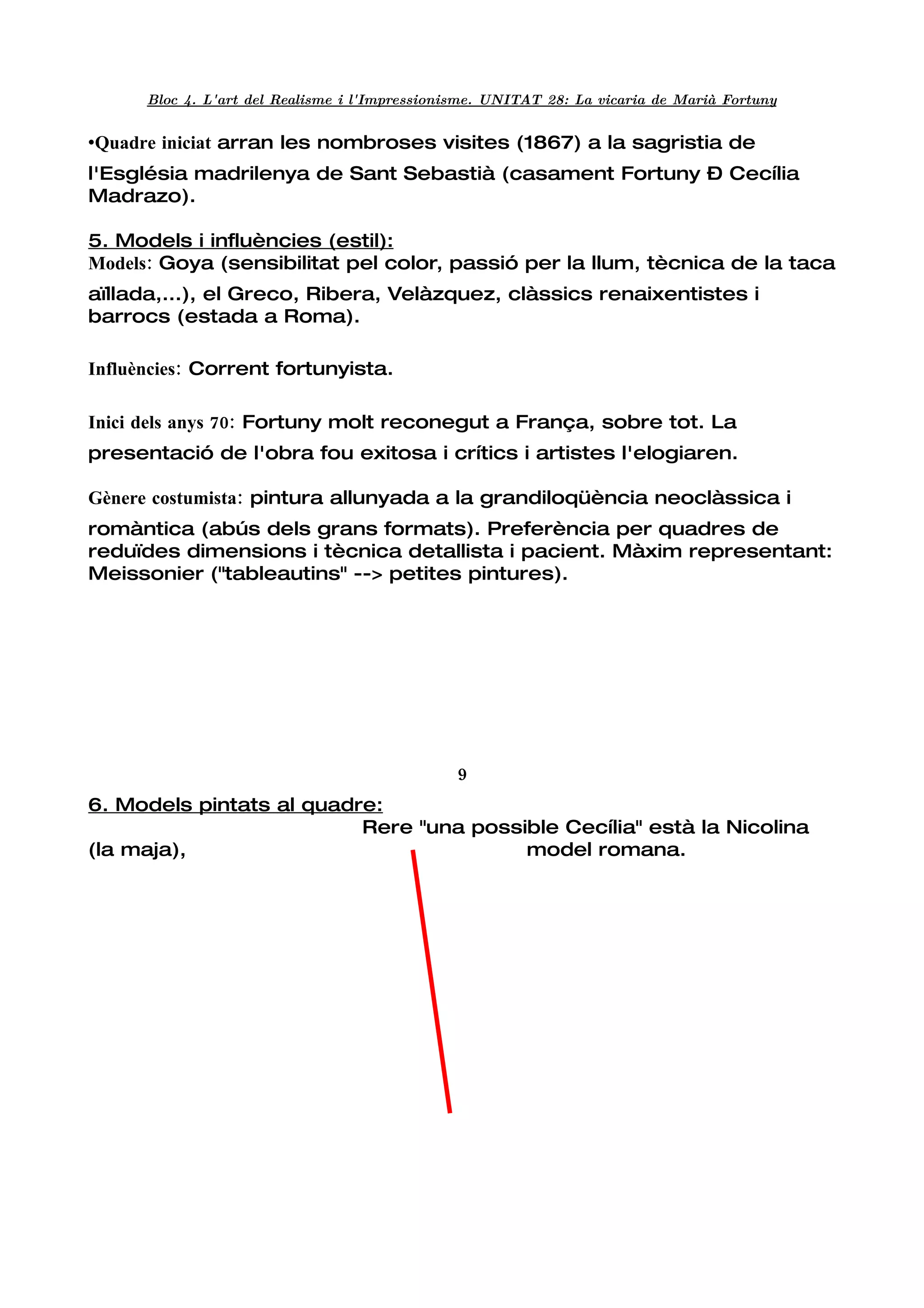 Unitat 28 La Vicaria De Marià Fortuny | ODT