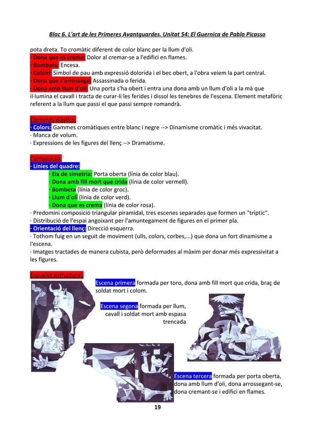 Unitat 54. el guernica de pablo picasso | ODT