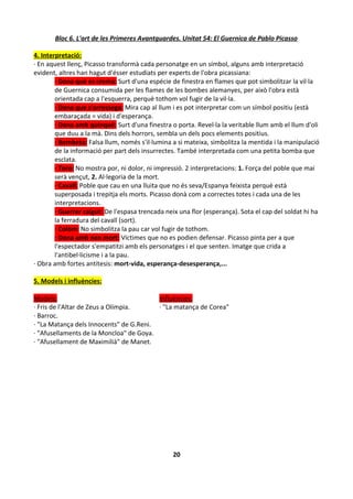 Unitat 54. el guernica de pablo picasso | ODT