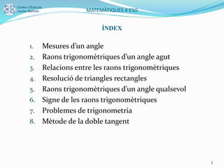 Unitat 6. Trigonometria | PPTX