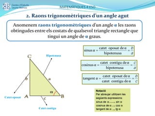 Unitat 6. Trigonometria | PPTX