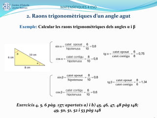 Unitat 6. Trigonometria | PPTX