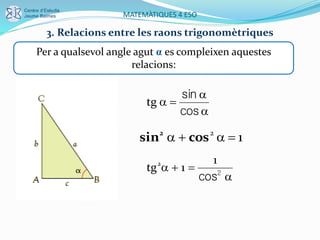 Unitat 6. Trigonometria | PPTX
