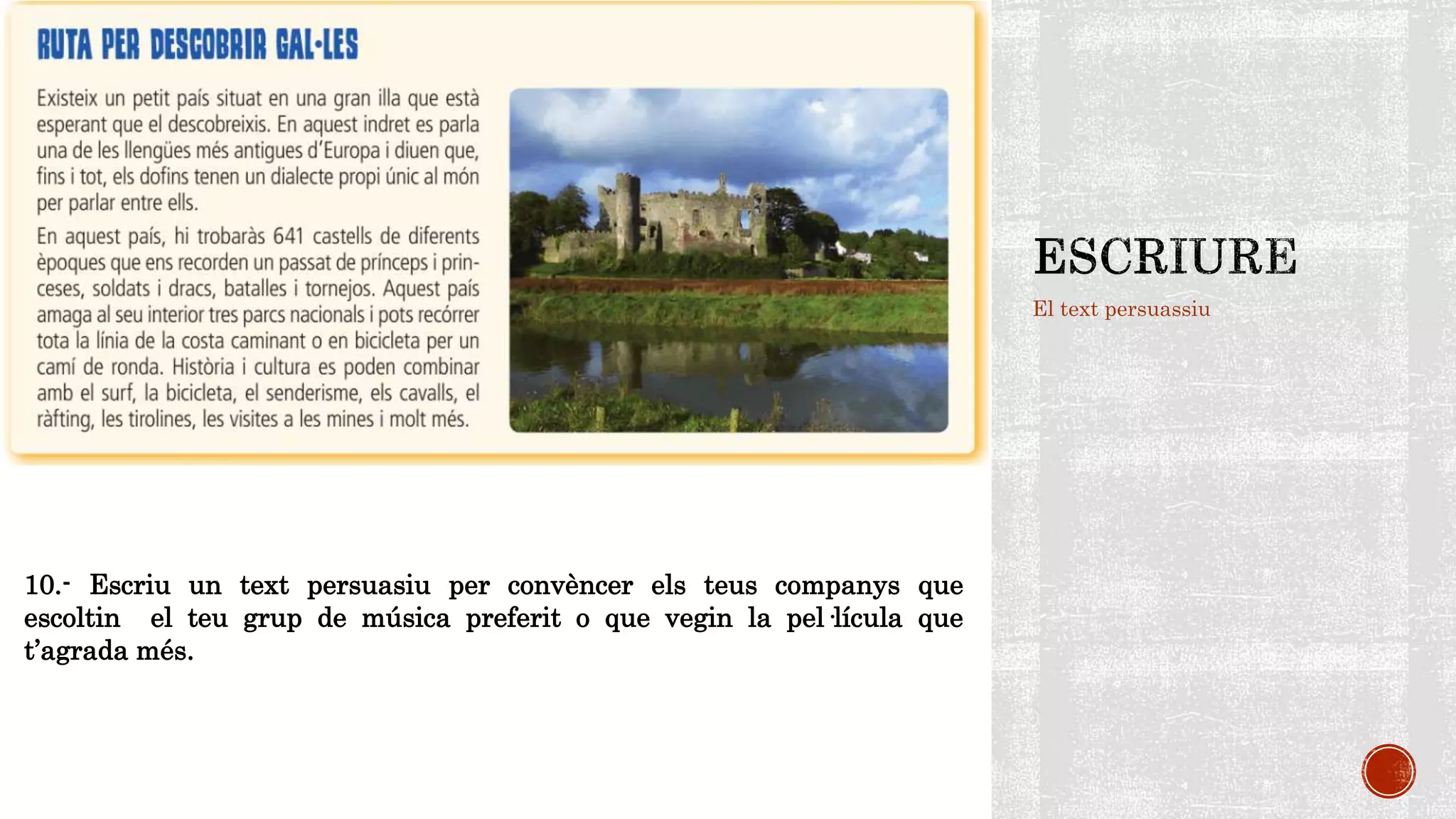 Unitat 7: Un cop de mà | PPT