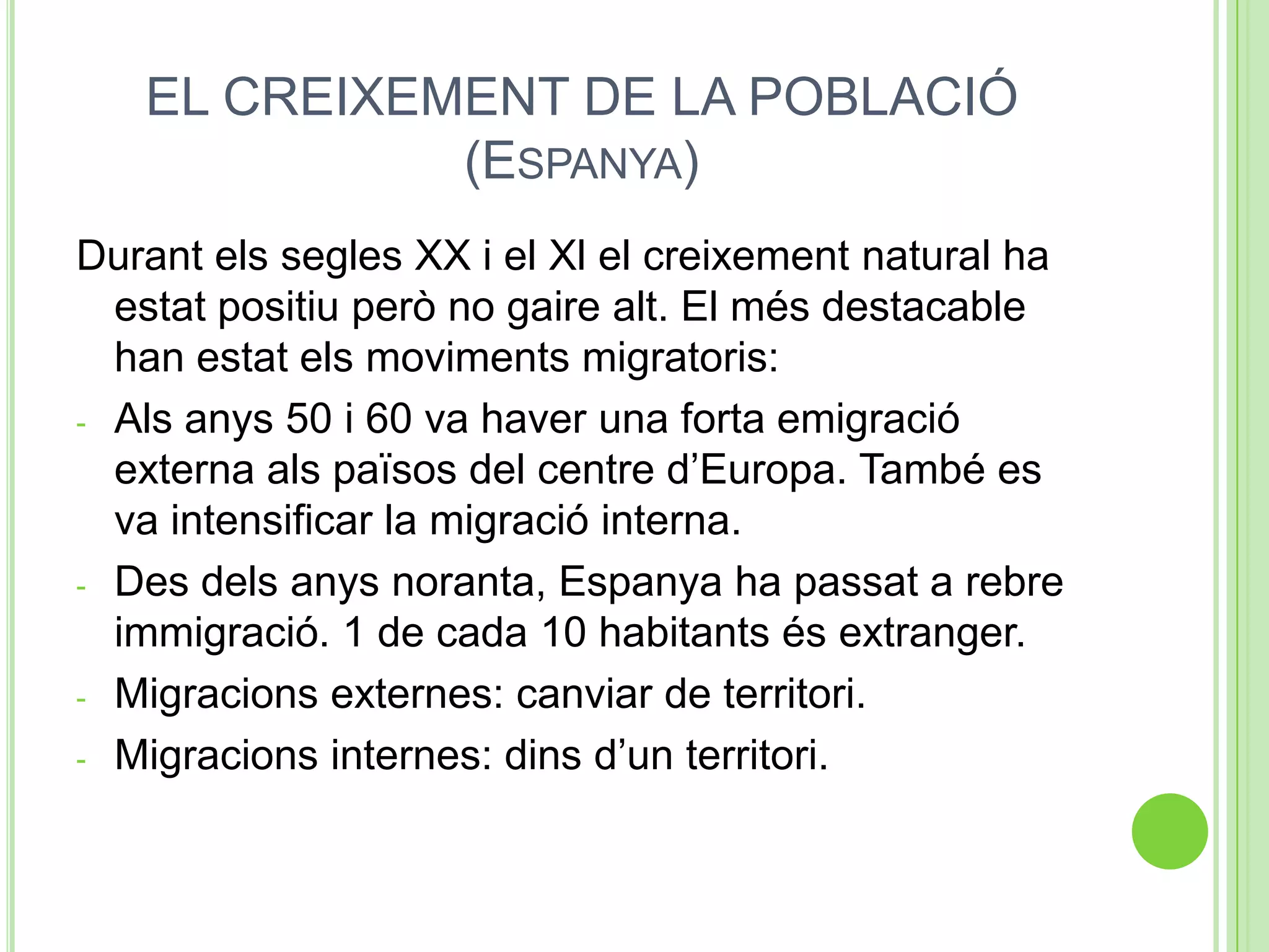 Unitat 7: la població | PPTX