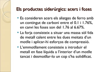 Unitat 7 metalurgia_i_siderurgia | PPT