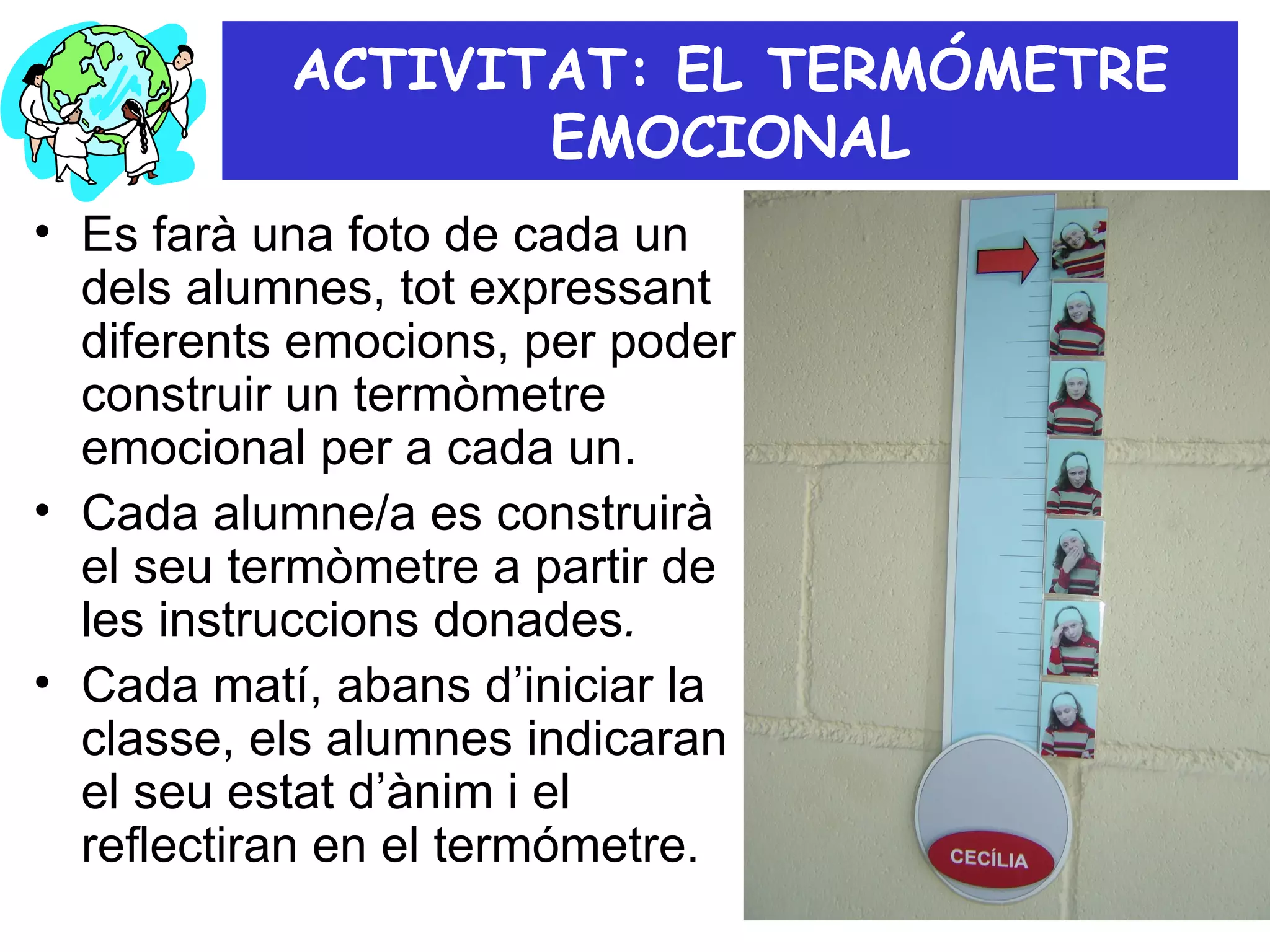 TREBALL DELS SENTIMENTS A L'AULA D'ACOLLIDA | PPT