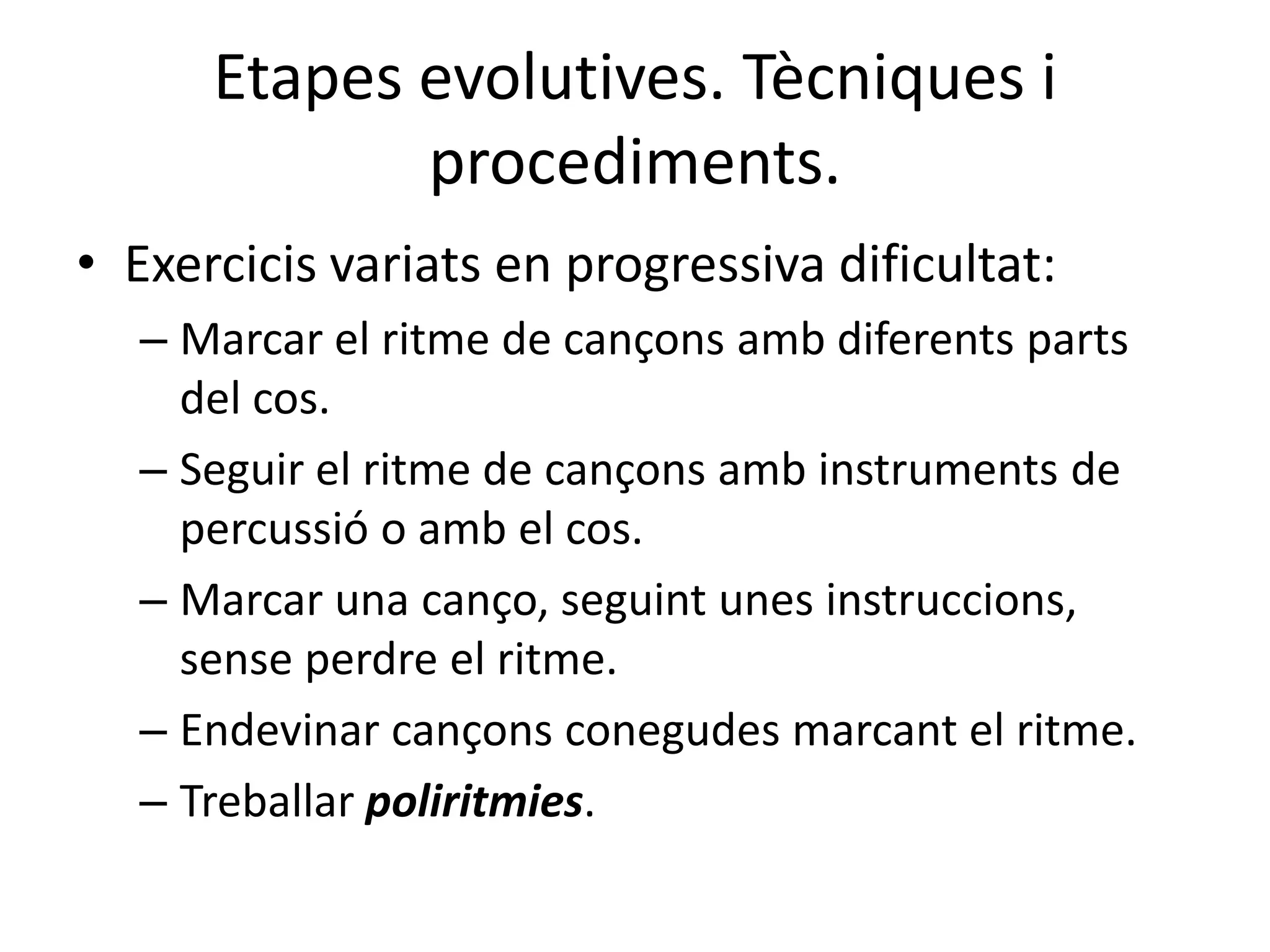 Unitat formativa 2 llenguatge rítmico musical | PPTX