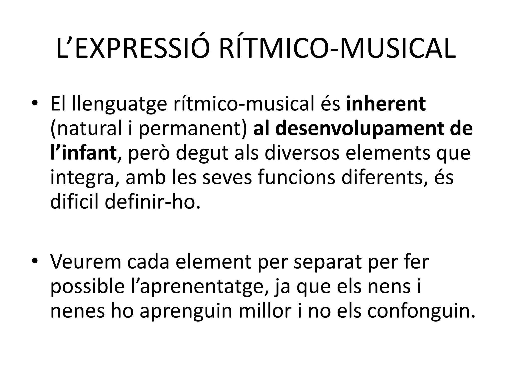 Unitat formativa 2 llenguatge rítmico musical | PPTX