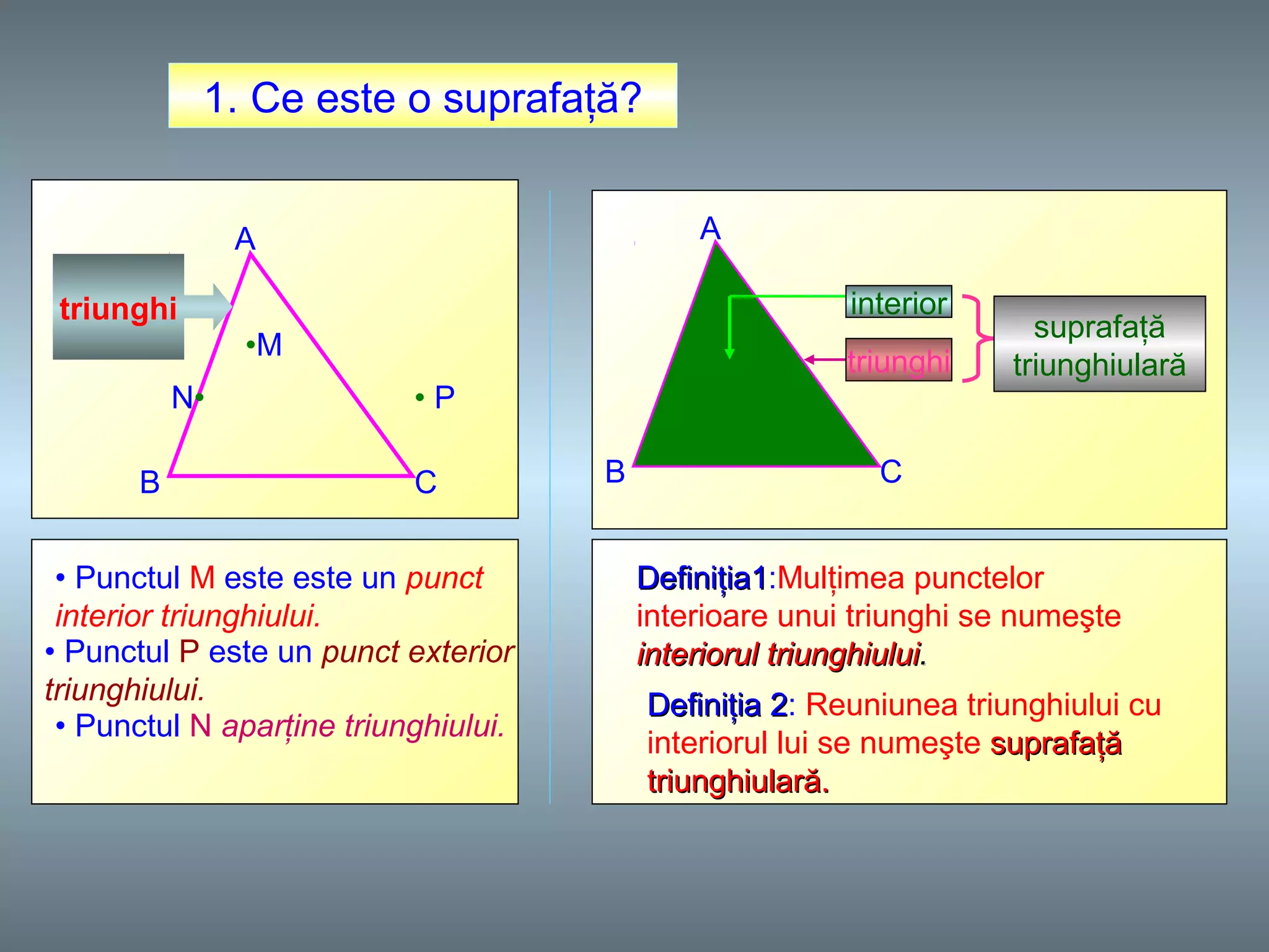 Unitati de masura arii | PPT