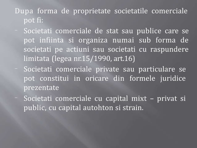 Unitati economice - Clasificare | PPTX