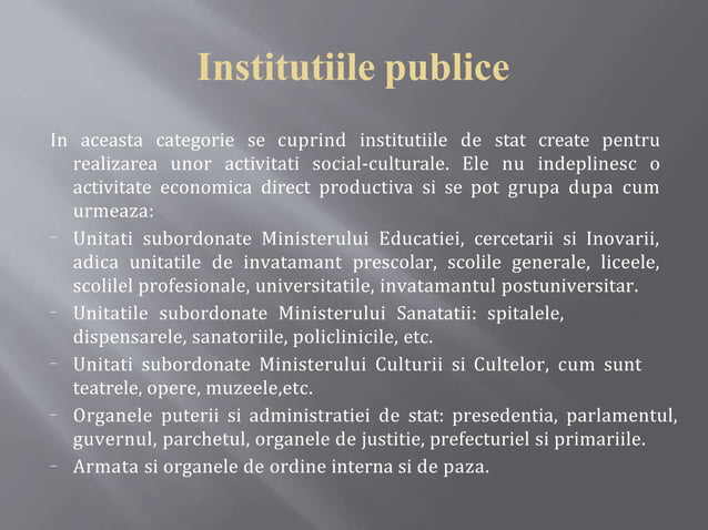 Unitati economice - Clasificare | PPTX