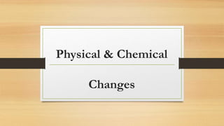 Unit b matter and chemical change notes | PPTX
