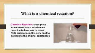 Unit b matter and chemical change notes(chemical reactions) | PPT