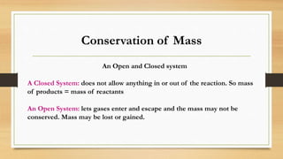Unit b matter and chemical change notes(chemical reactions) | PPTX