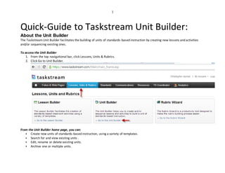 Unit Builder guide | DOCX