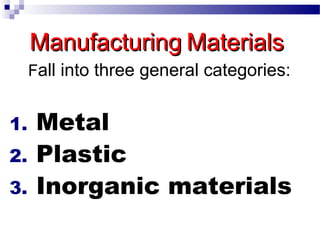 Unitc manufacturing basic-machine_processes | PPT