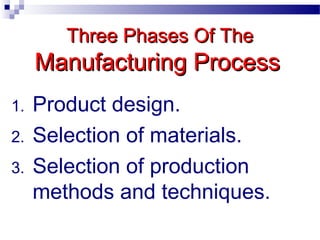 Unitc manufacturing basic-machine_processes | PPT