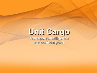 Unit Cargo Presentation English | PPT