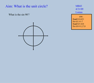 Unit Circle | PPT