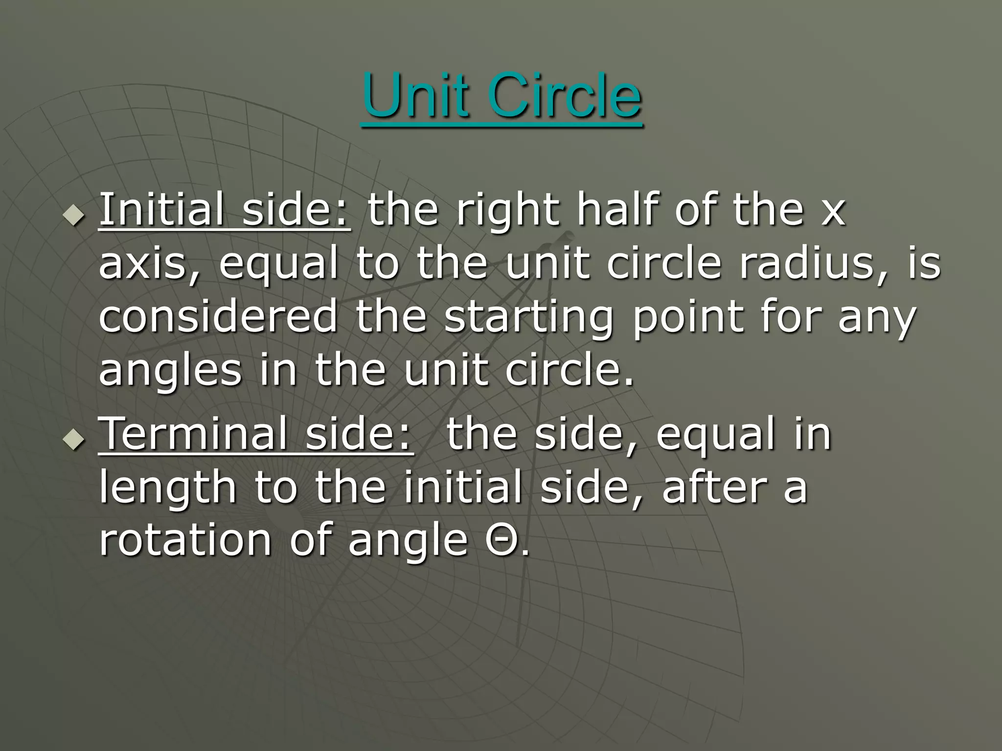Unit circle | PPT