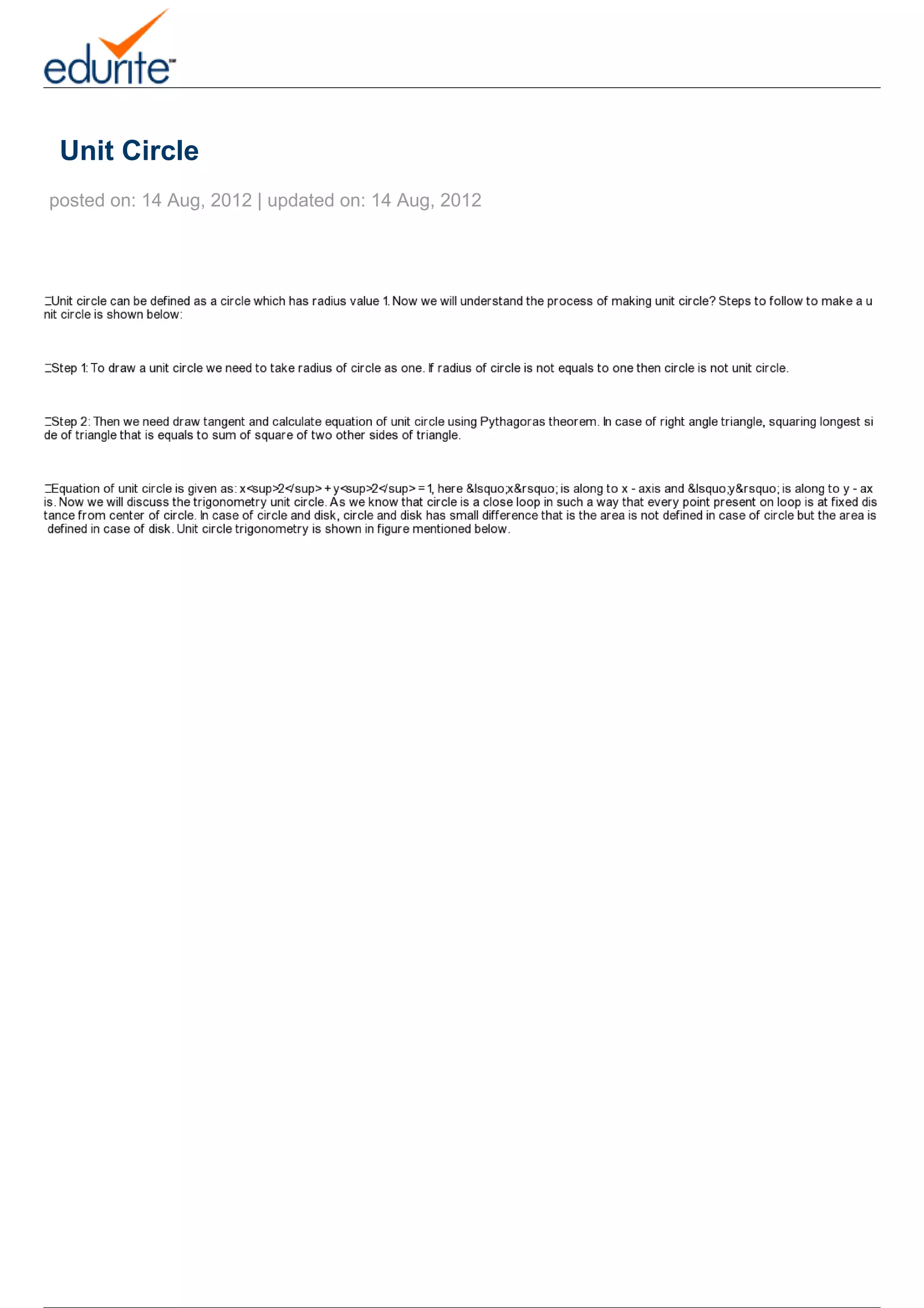 Unit+Circle | PDF