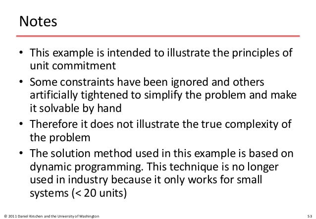 Unit Commitment In Power System