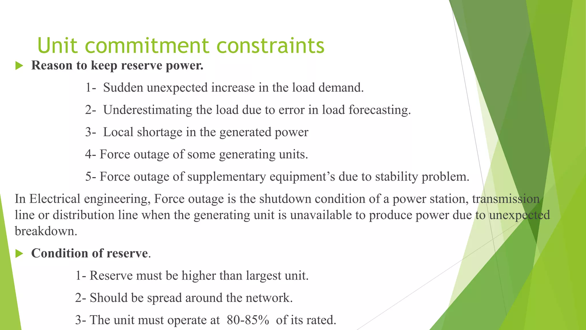 Unit commitment | PPTX