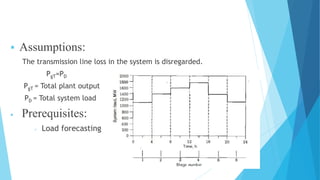 Economic operation of Power systems by Unit commitment | PPTX
