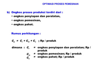 UNIT COST - PROSES PEMESINAN PERKAKAS.ppt
