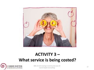 ABC of Unit Costing in Community Care | PPTX | Business | Business and ...