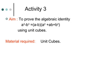 Unit-cubes Activity3 By Ms. Rashmi Kathuria | PPT