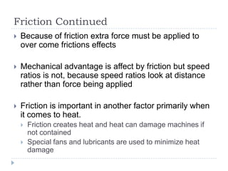 Unit d - section 2.1 --machines make work easier | PPTX