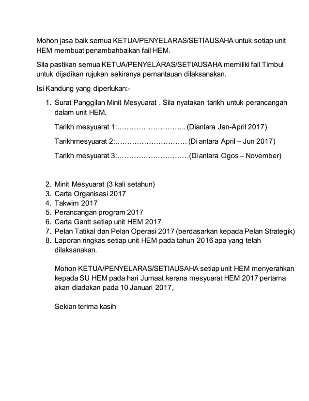 Unit dibawah pengurusan hem | PDF