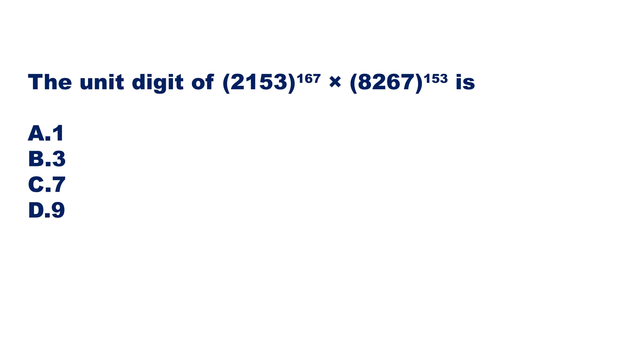 Unit Digit questions for ssc, railways and csat | PPTX