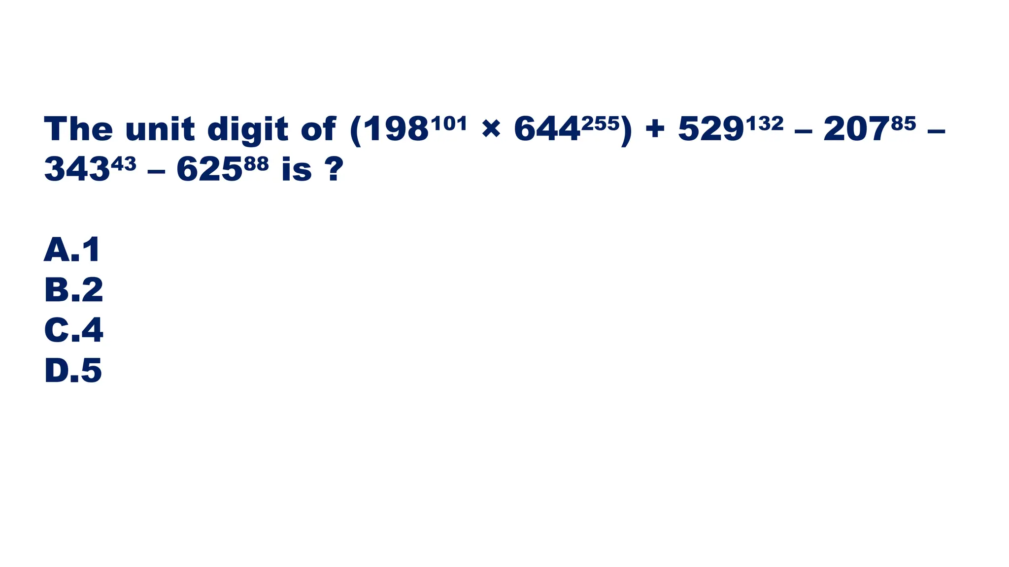 Unit Digit questions for ssc, railways and csat | PPTX