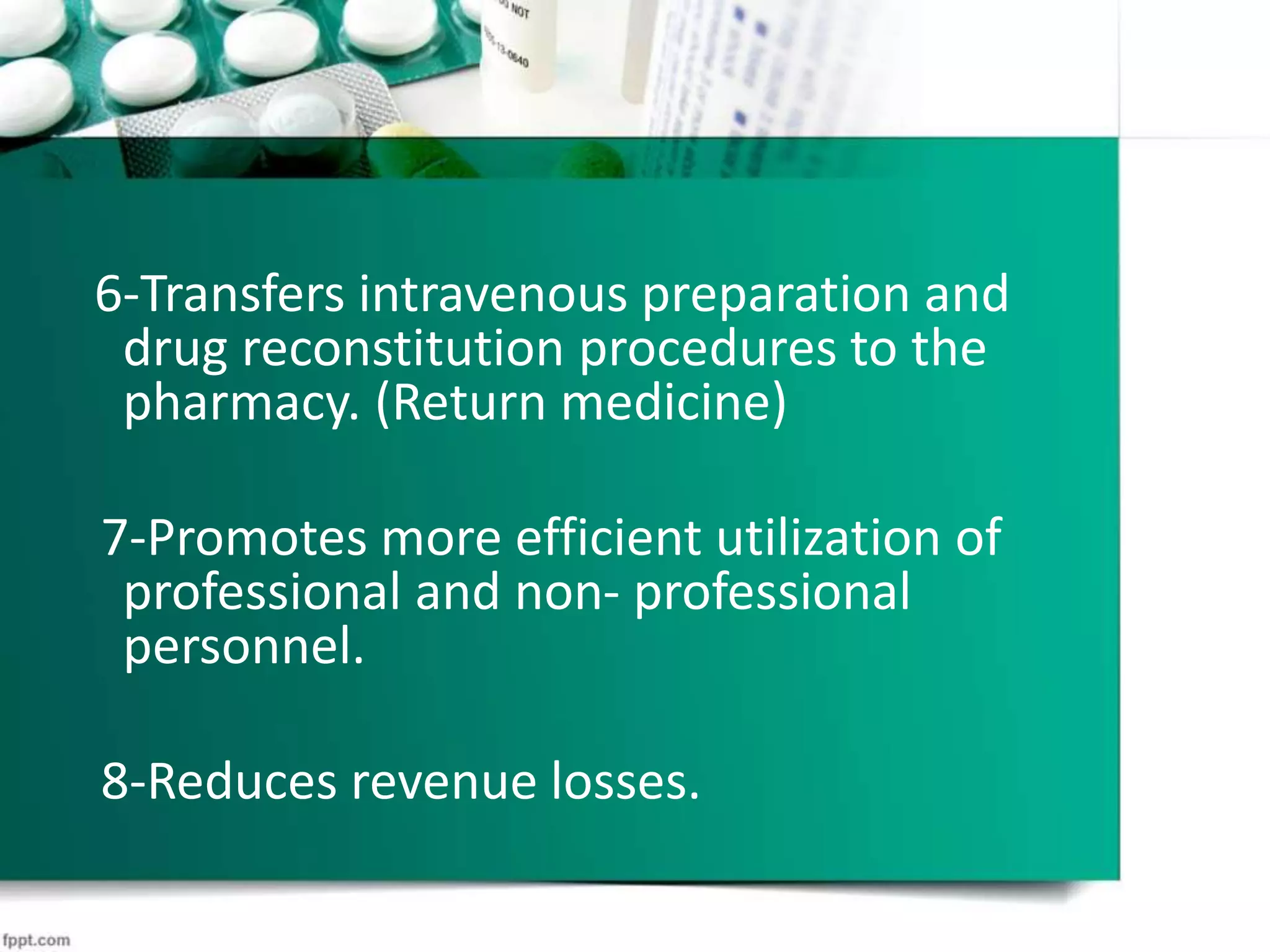 Unit dose system | PPTX