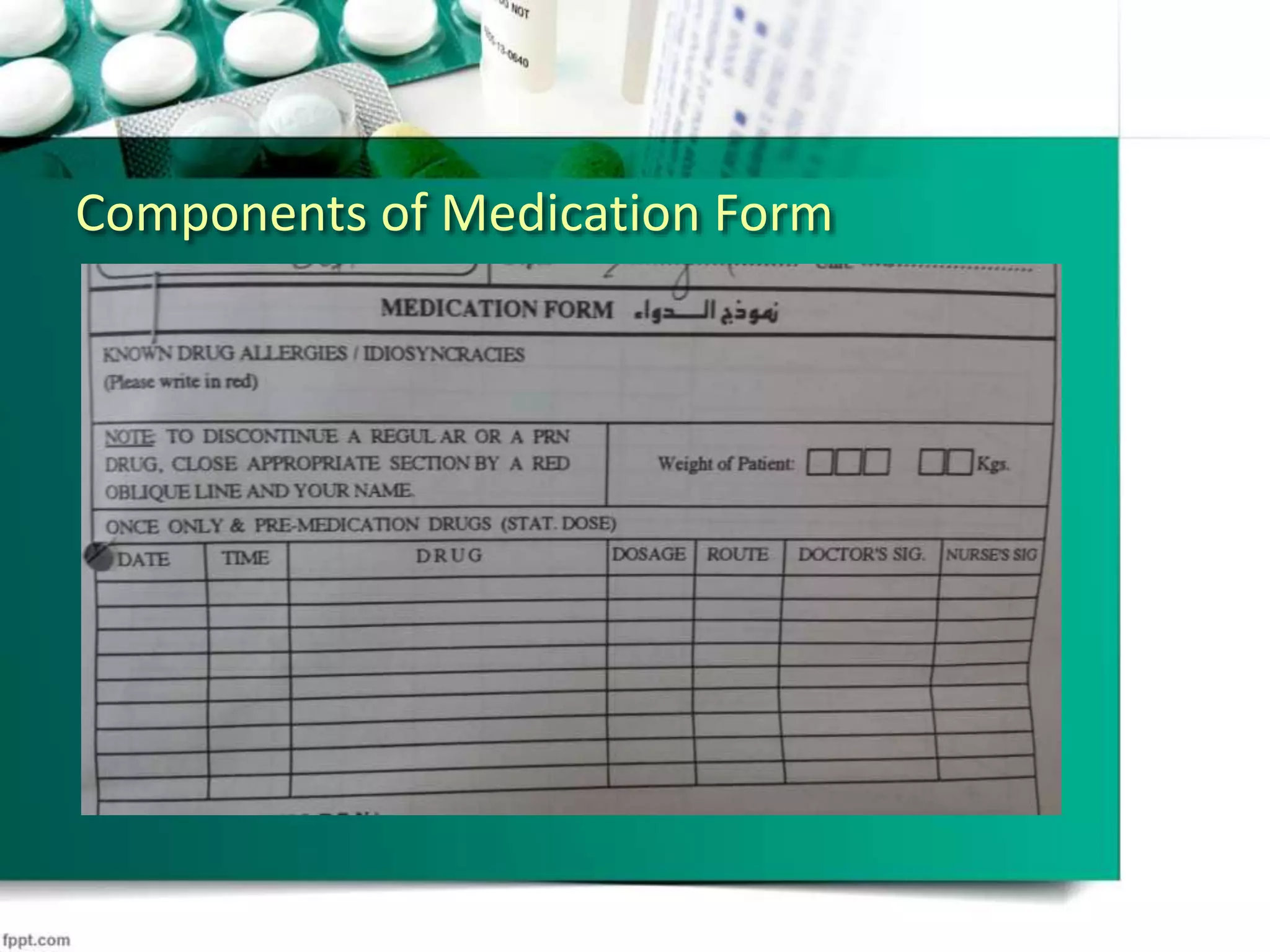 Unit dose system | PPTX