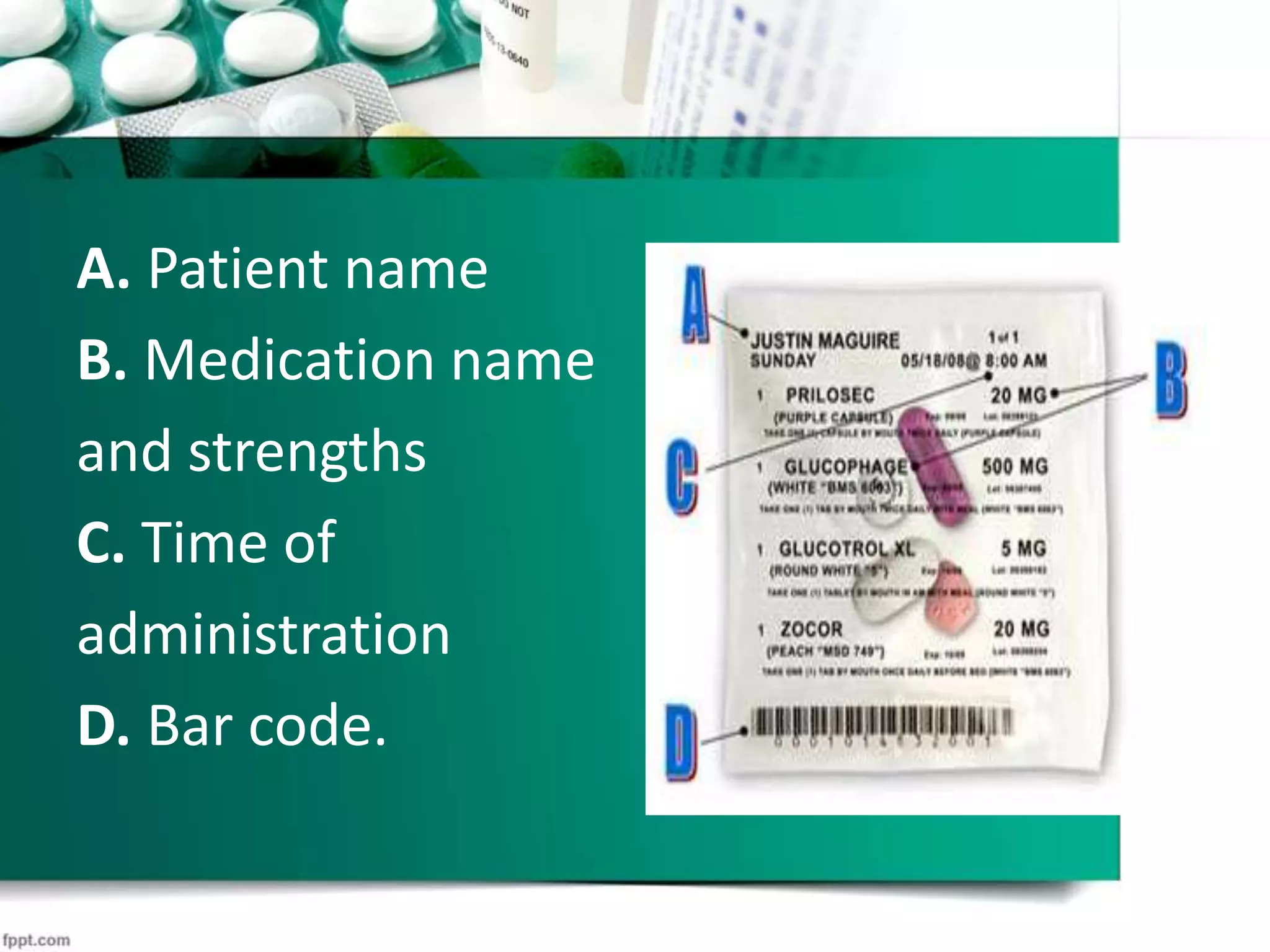 Unit dose system | PPTX