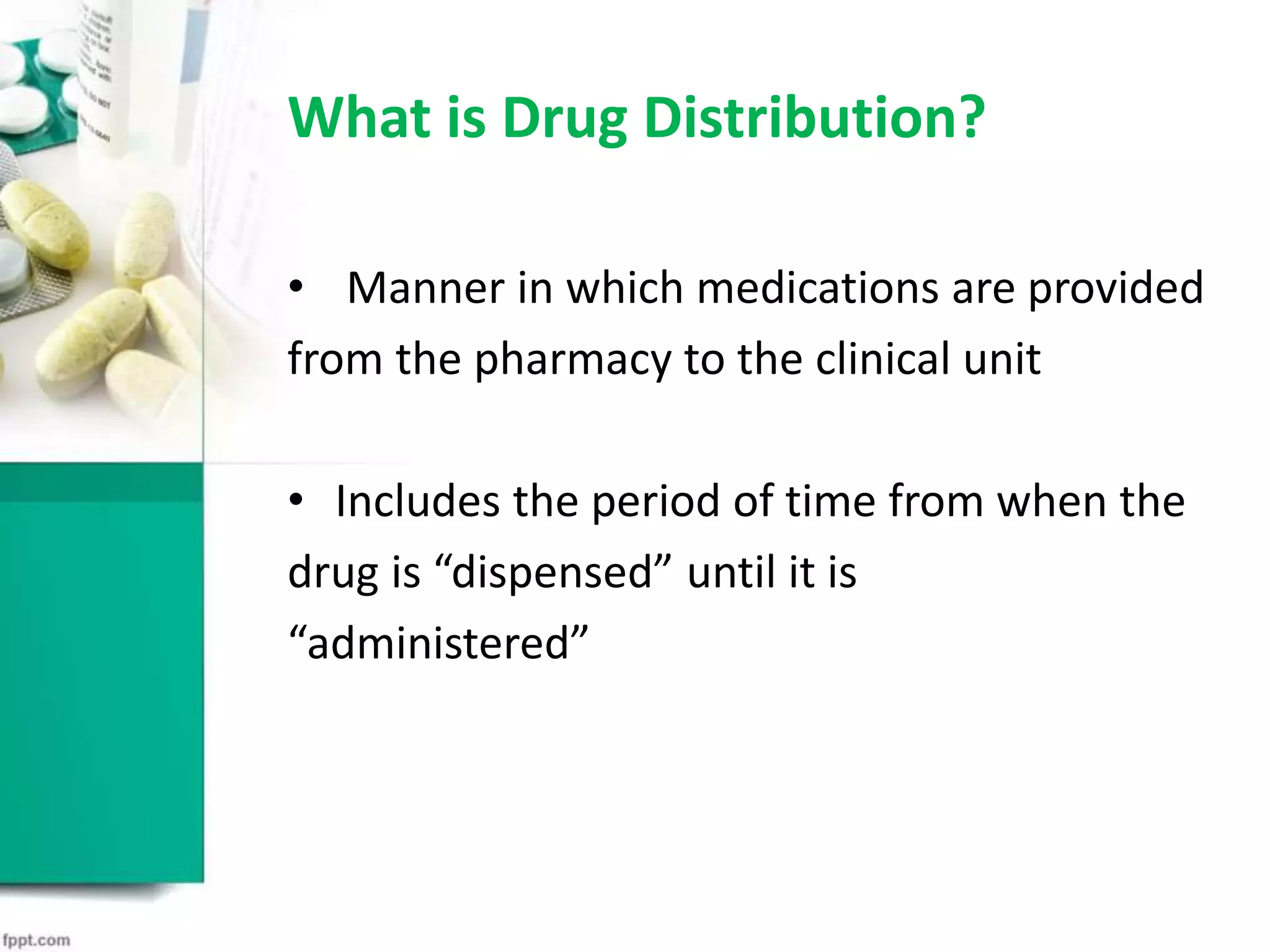 Unit dose system | PPTX