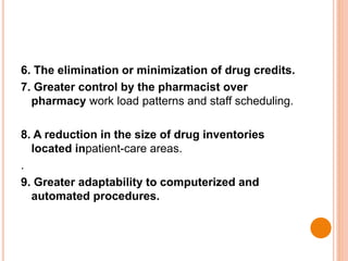 Unit dose system | PPTX
