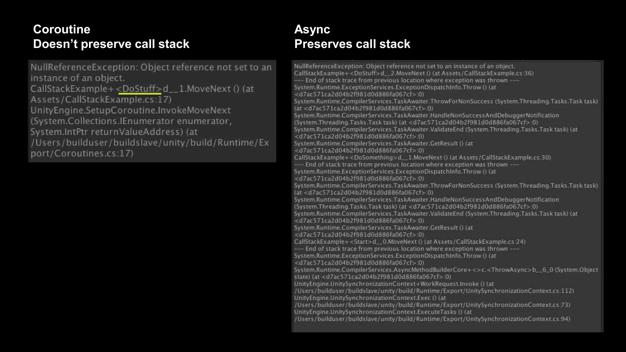 Best practices: Async vs. coroutines - Unite Copenhagen 2019 | PPTX | Web Development | Internet