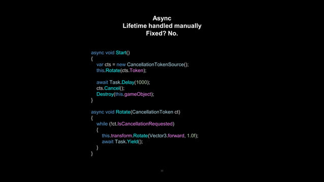 Best practices: Async vs. coroutines - Unite Copenhagen 2019 | PPTX | Web Development | Internet