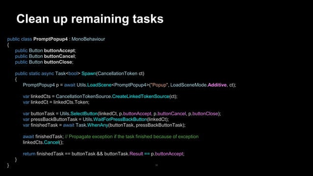 Best practices: Async vs. coroutines - Unite Copenhagen 2019 | PPTX | Web Development | Internet
